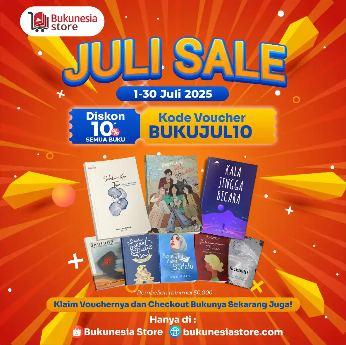 Promo Buku Bukunesiastore - Bukunesia Store